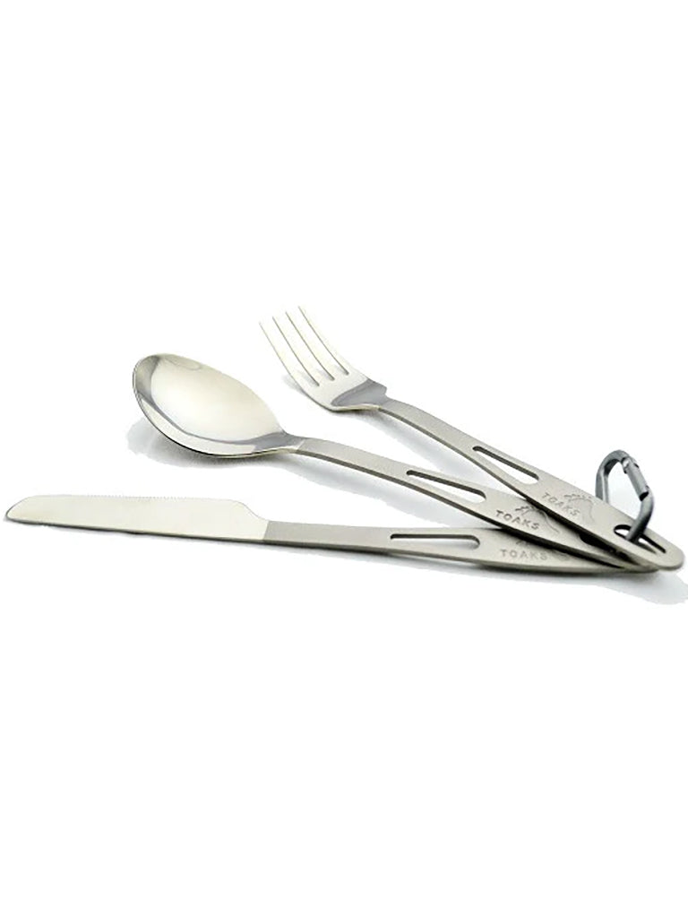 Ultralight Titanium 3-piece Cutlery Set | Gearlanders